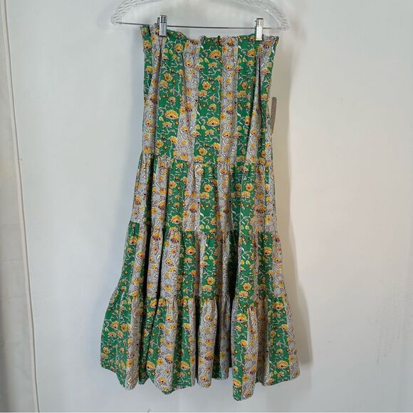 RHODE | Skirts | Rhodesize Xs Gathered Elastic Waist Multicolored ...